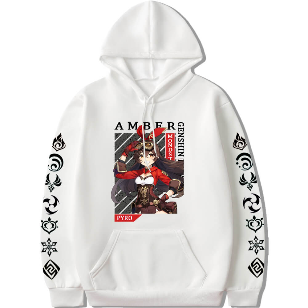Genshin Impact Pyro Amber long sleeves hoodie 6 colors – Styleaxiom